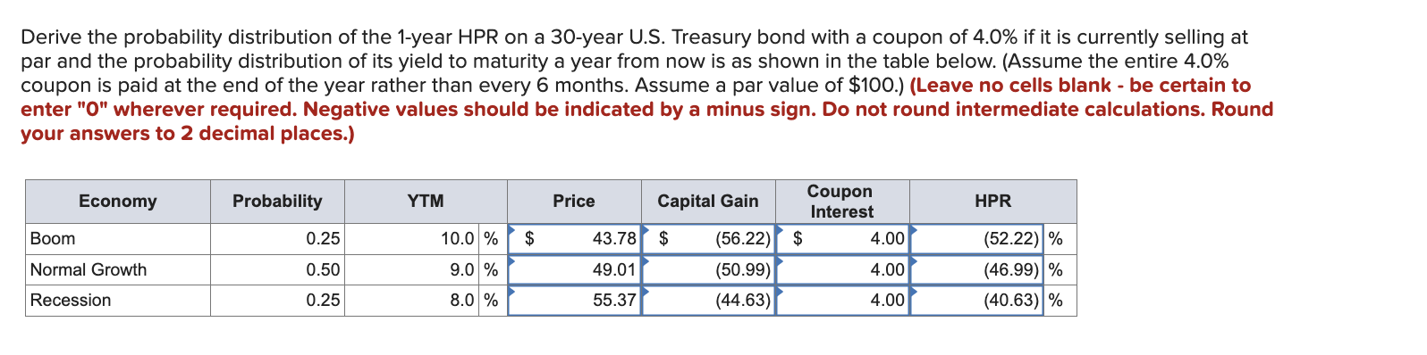 Solved Unsure of my work, so please show your math/work and | Chegg.com