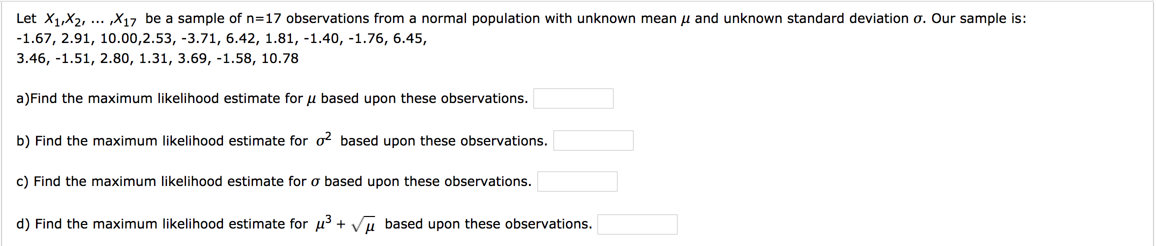 Solved I NEED THE SOLUTION TO BE DONE USING "R | Chegg.com