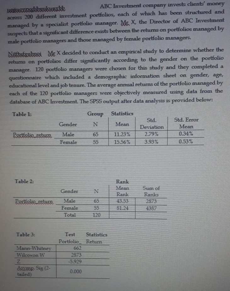 Solved Explain Table 1 to Table 3 in depth about what the | Chegg.com