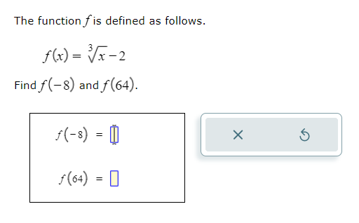Solved The function f is defined as follows. f(x)=3x−2 Find | Chegg.com