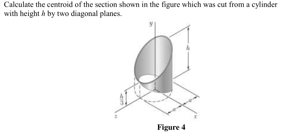 Solved Calculate the centroid of the section shown in the | Chegg.com