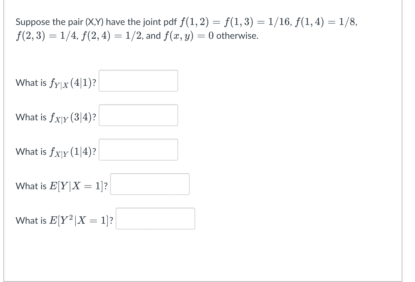 Solved Suppose the pair (X,Y) have the joint pdf | Chegg.com