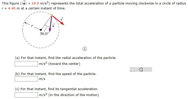 Solved This figure (lal = 19.5 m/s2) represents the total | Chegg.com