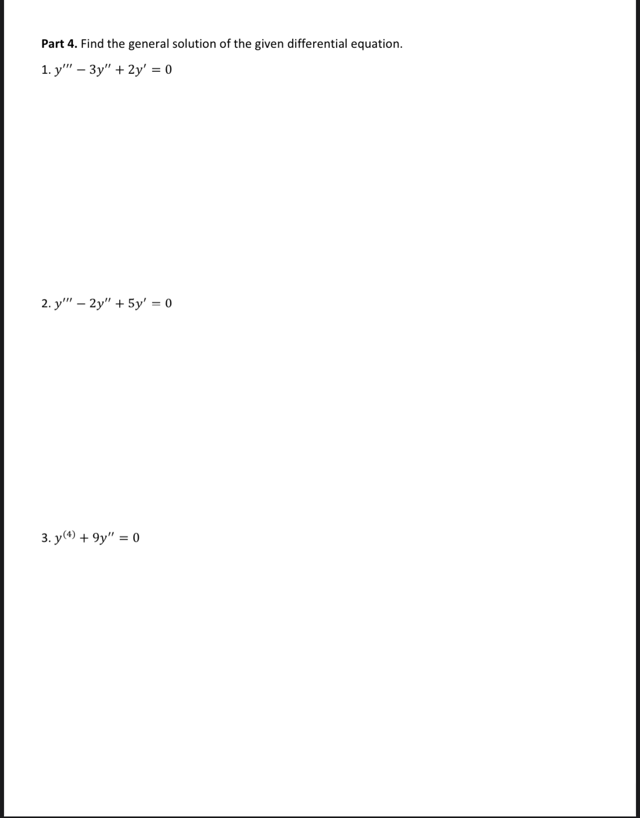 Solved Part 1. Verify that the given functions form a | Chegg.com