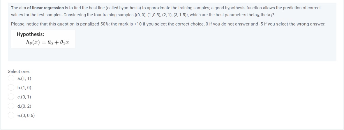 Solved The aim of linear regression is to find the best line | Chegg.com