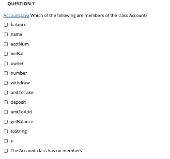 Solved { 01 public class Account 02 { 03 private double | Chegg.com