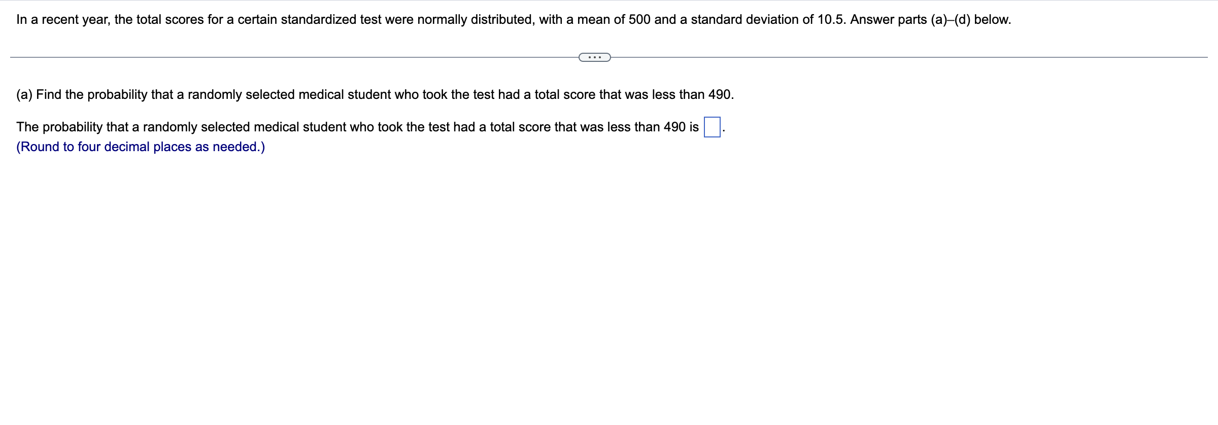 Solved Use the normal distribution to the right to answer | Chegg.com