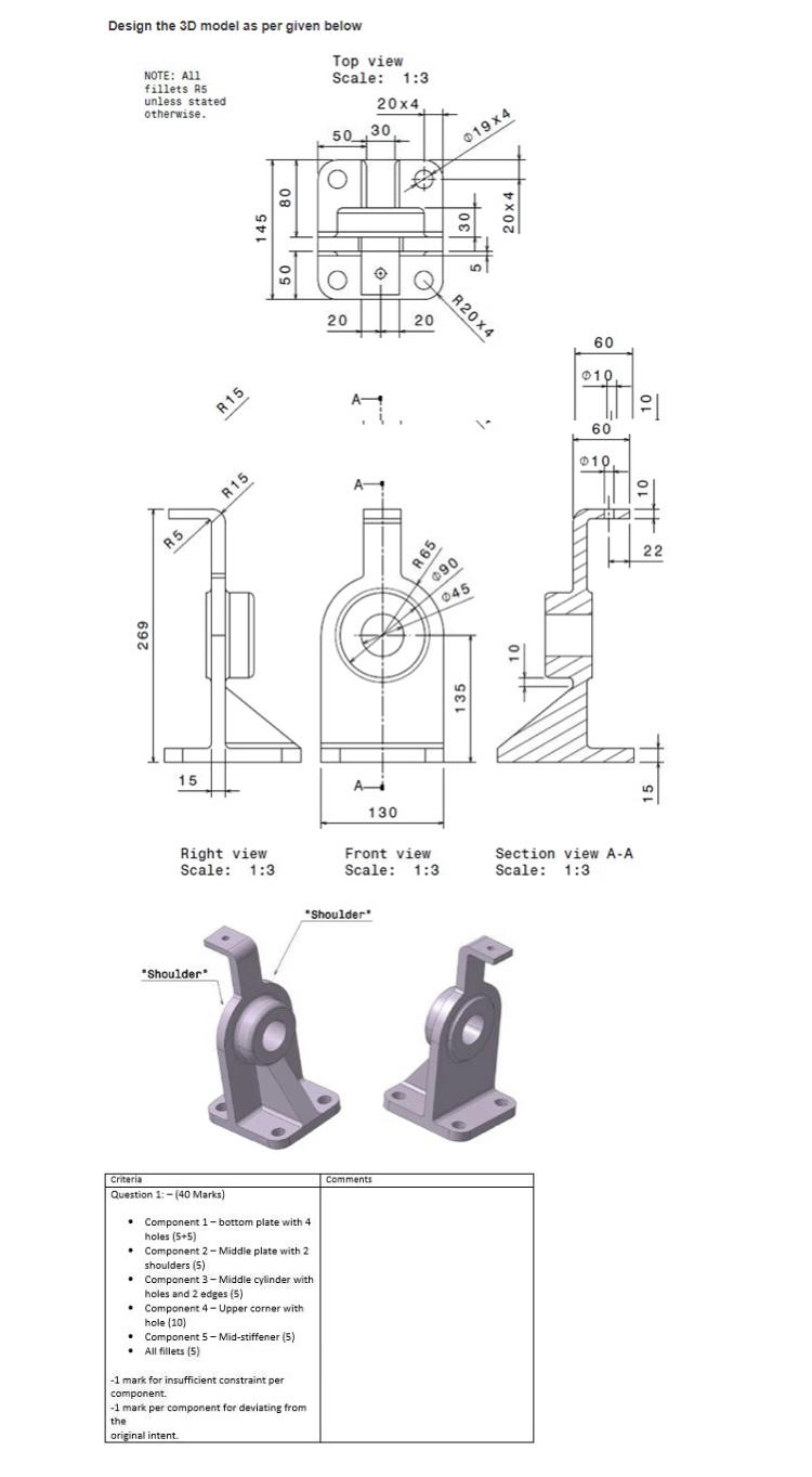 Solved Need the steps on CATIA V5 PLEASE THE STEPS. | Chegg.com