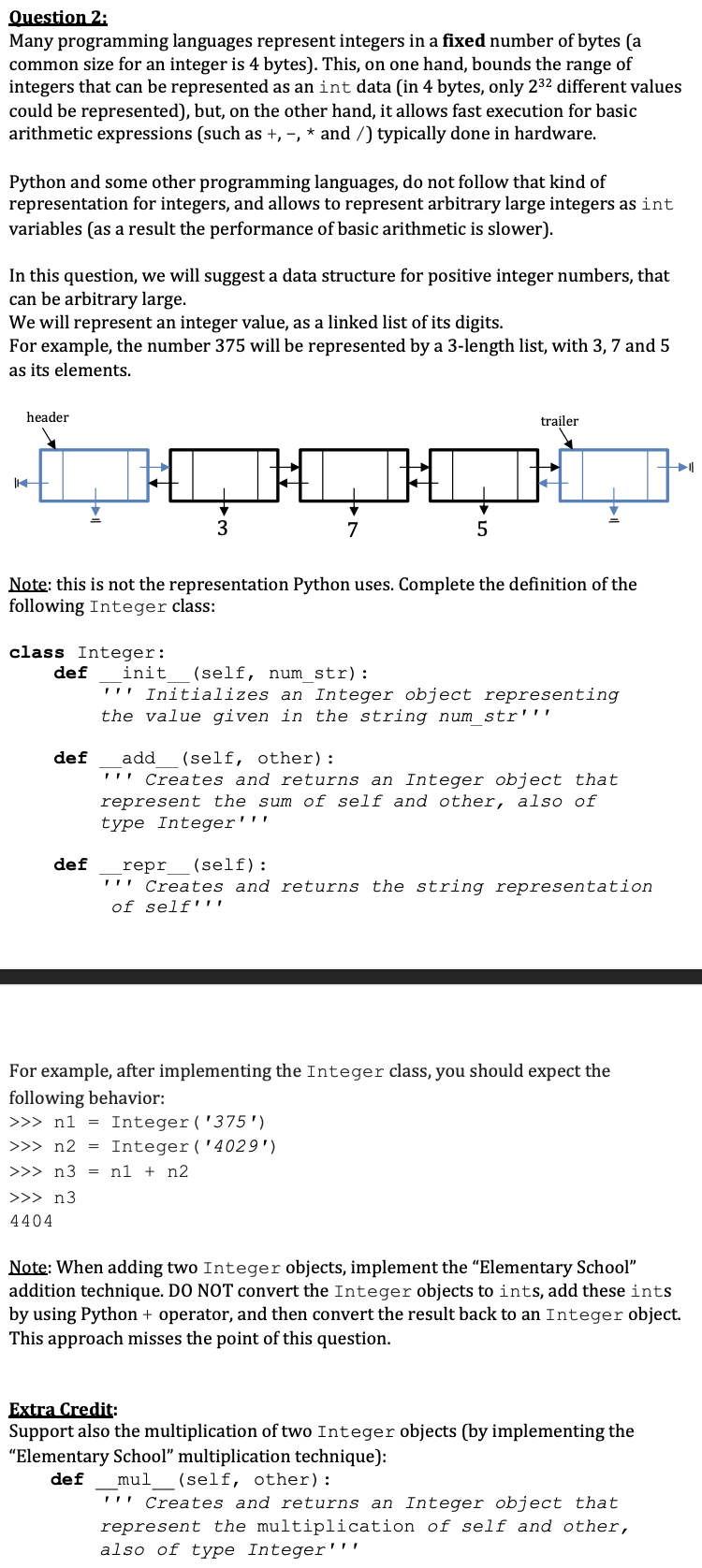 Solved class DoublyLinkedList: class Node: def | Chegg.com