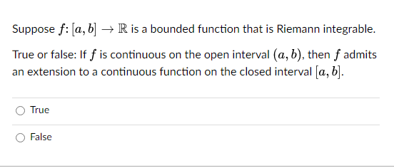 Solved Suppose f:[a,b]→R is a bounded function that is | Chegg.com