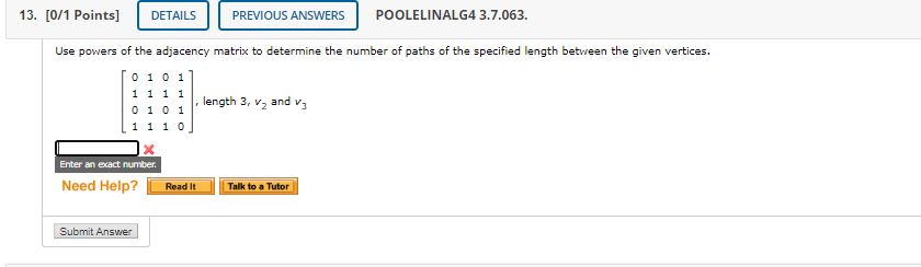 Solved 13. (0/1 Points] DETAILS PREVIOUS ANSWERS | Chegg.com