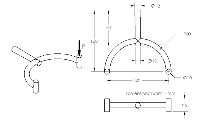 Solved Hanger attached to a wall. Max bending moment and | Chegg.com