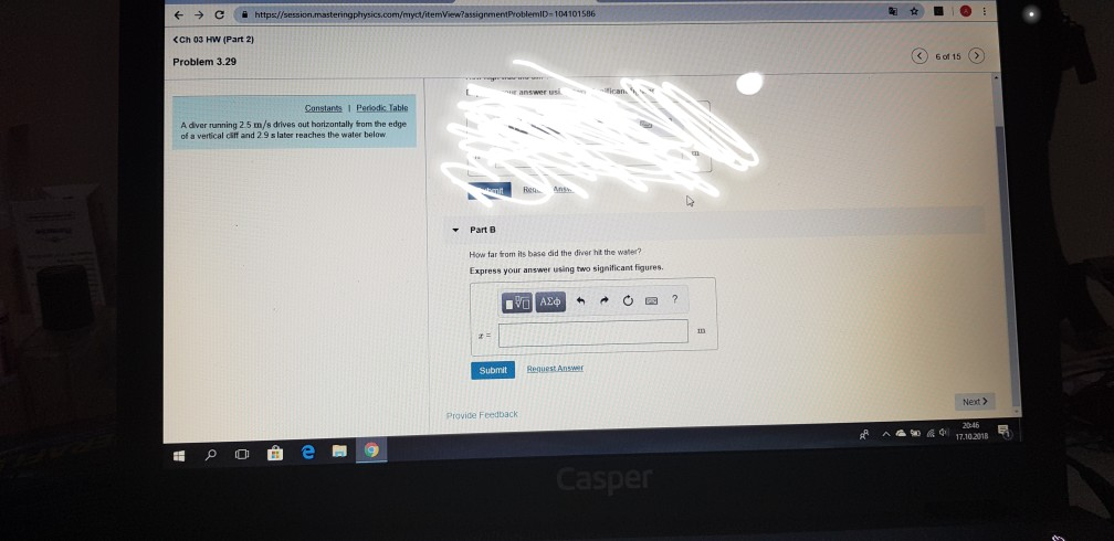 Solved entProblemID-104101586 Ch 03 HW (Part 2) 6o1 15 > | Chegg.com
