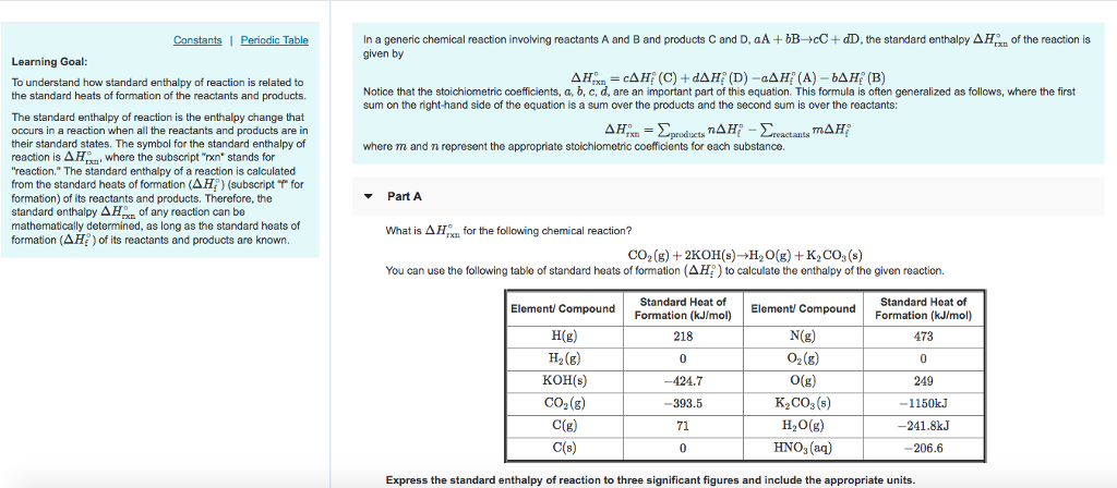 Solved In a generic chemical reaction involving reactants A | Chegg.com
