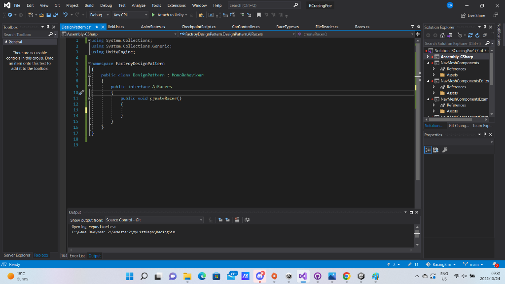 2. Deliverable 2 - Factory pattern for creating Al | Chegg.com