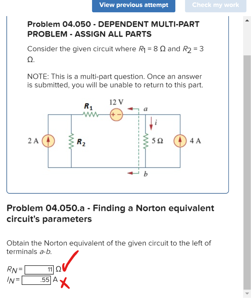 Solved Problem 04.050 - DEPENDENT MULTI-PART PROBLEM - | Chegg.com