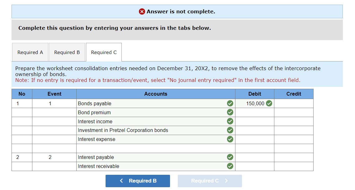 Solved Please ONLY COMPLETE PART C. I need the numbers for | Chegg.com