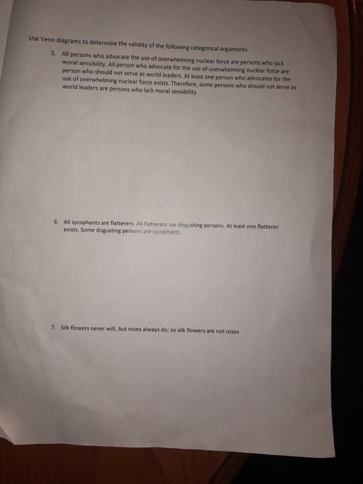 Symbolize the following arguments, using sentence | Chegg.com