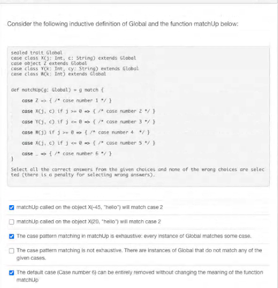 Solved Consider the following inductive definition of Global | Chegg.com