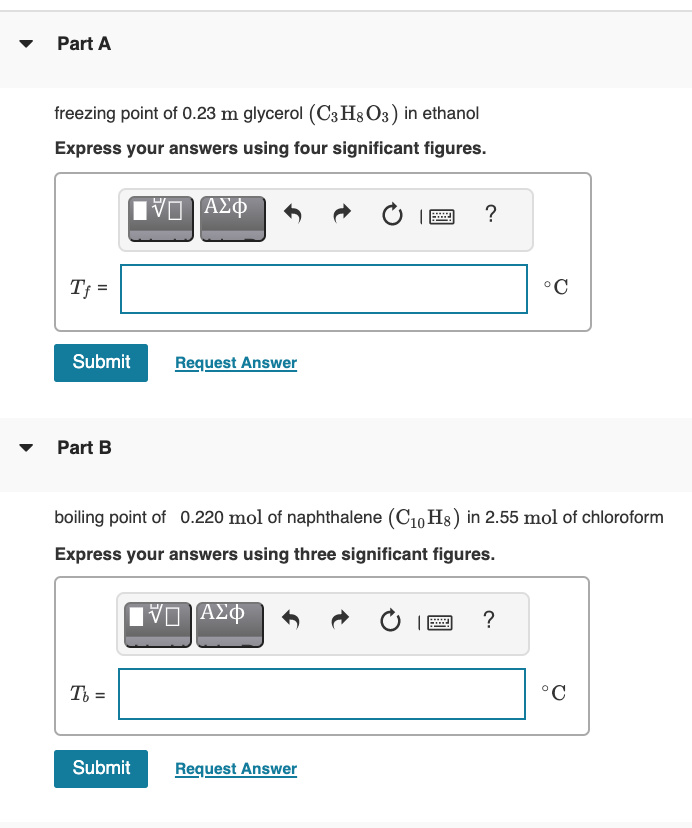 Solved Molal Boiling-Point-Elevation and | Chegg.com