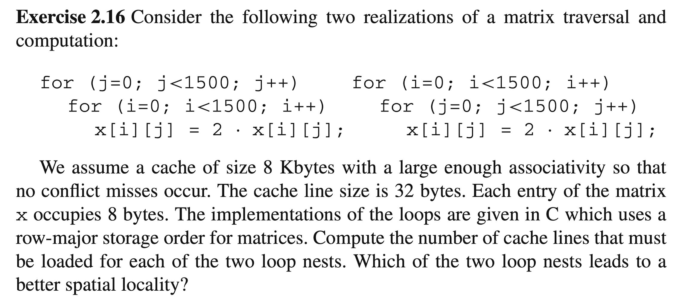 Solved Exercise 2.16 Consider the following two realizations | Chegg.com