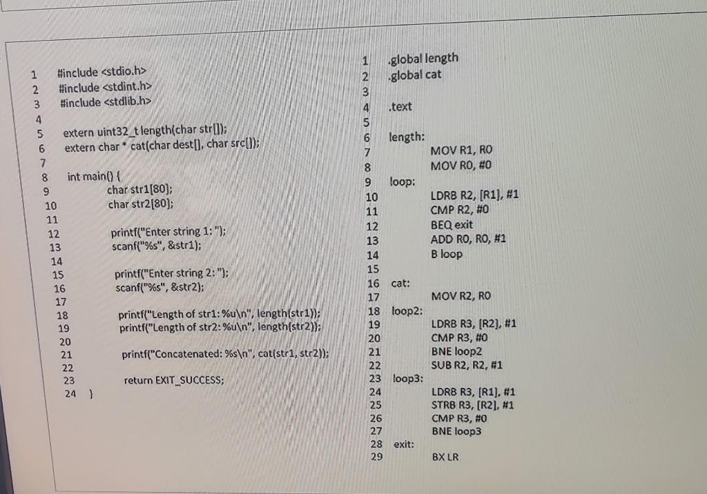 Solved ASM key: ADD ADC AND ASR B BEQ BGE BL BLE BMI CMP EOR | Chegg.com