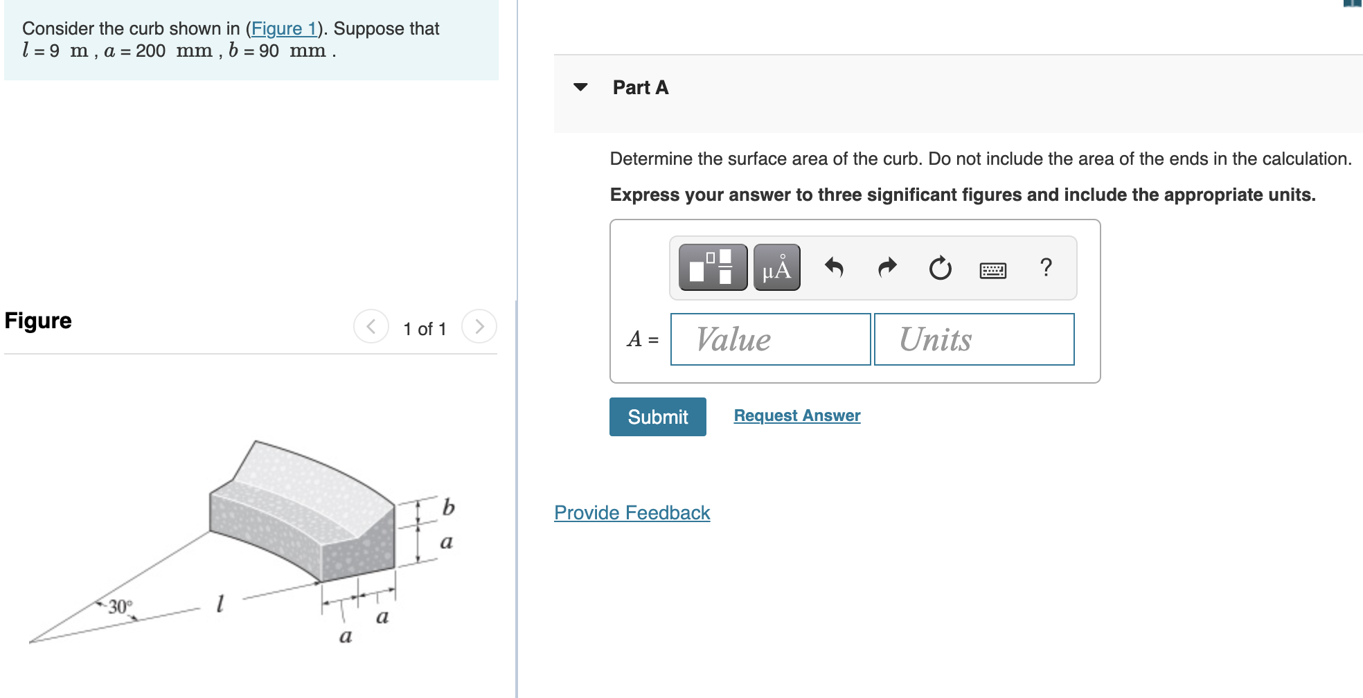 Solved Consider the curb shown in (Figure 1). Suppose that 1 | Chegg.com