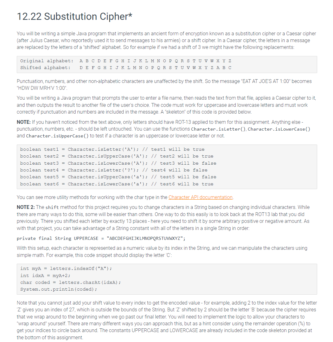 Solved You will be writing a simple Java program that | Chegg.com