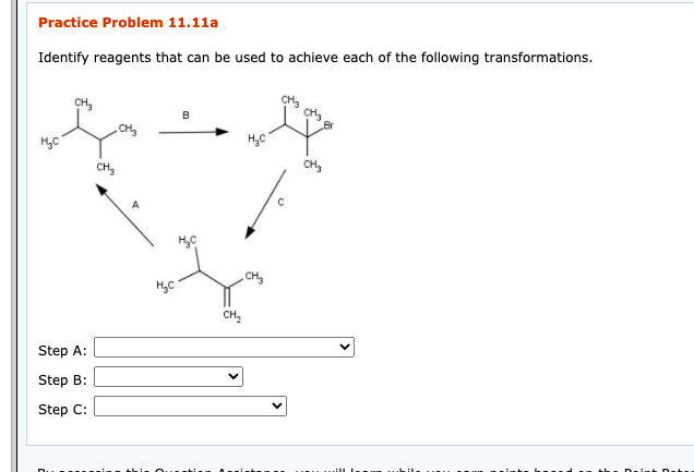 Solved Practice Problem 11.11a Identify reagents that can be | Chegg.com