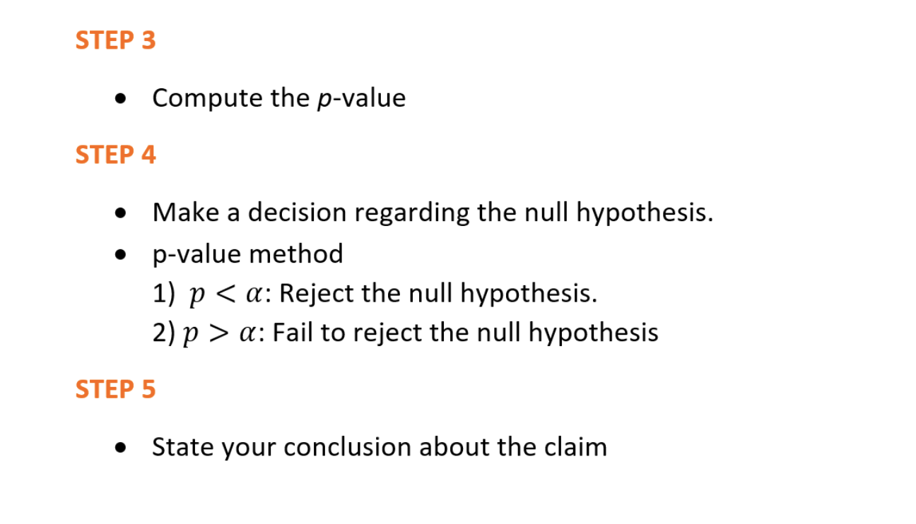 STEP 4 - Make a decision regarding the null | Chegg.com