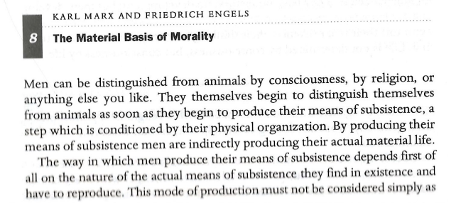 Men can be distinguished from animals by | Chegg.com