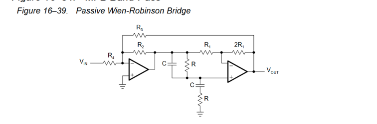 Solved Figure 16-39. ﻿Passive Wien-Robinson Bridgefind the | Chegg.com