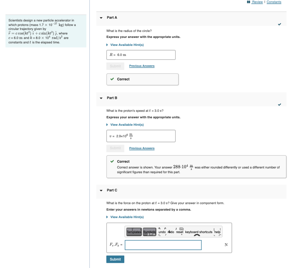Solved Review Constants Part A Scientists design a new | Chegg.com