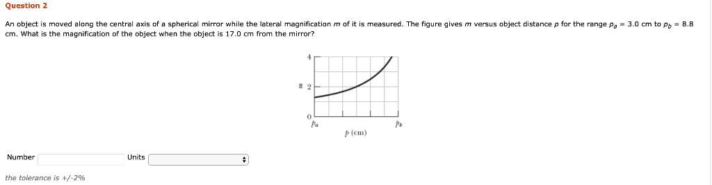 Solved An object is moved along the central axis of a | Chegg.com
