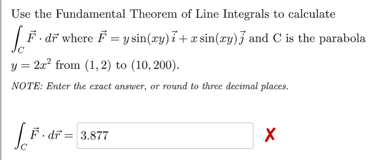Solved Use the Fundamental Theorem of Line Integrals!! | Chegg.com
