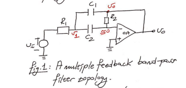 Solved Ci 122 Ri C fig.1: A multiple feedback band fancam | Chegg.com