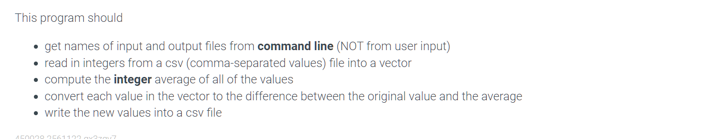 Solved This program should - get names of input and output | Chegg.com