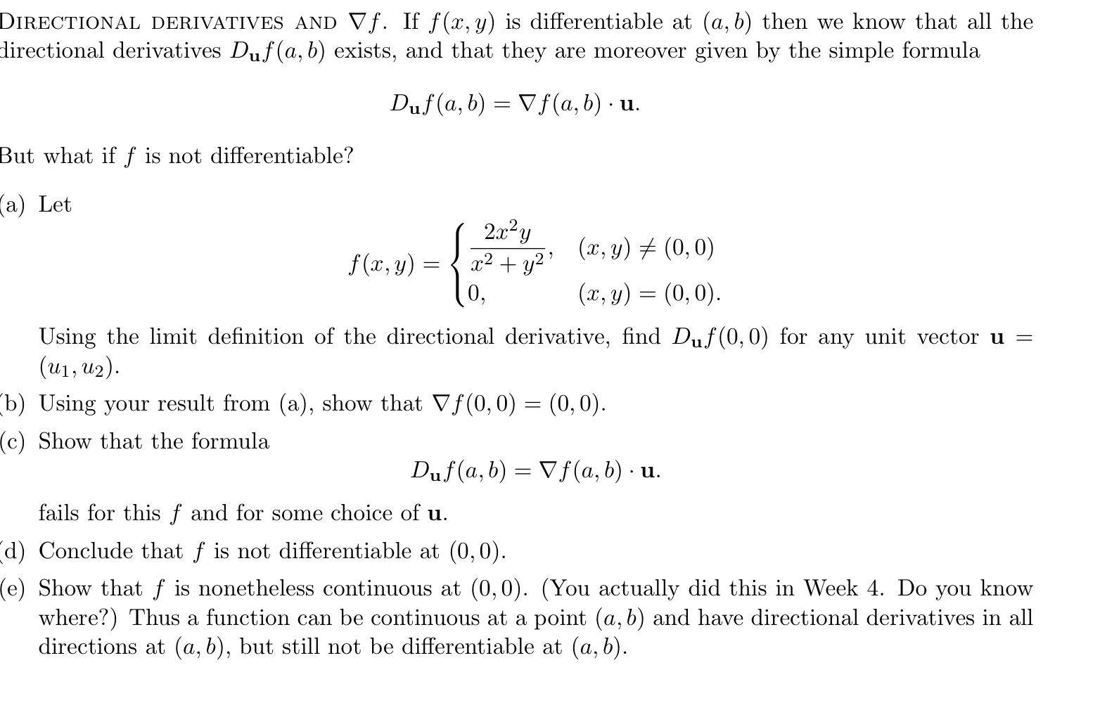Solved DIRECTIONAL DERIVATIVES AND Vf. If f(x, y) is | Chegg.com