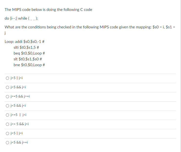 Solved Match the MIPS instruction with its corresponding | Chegg.com
