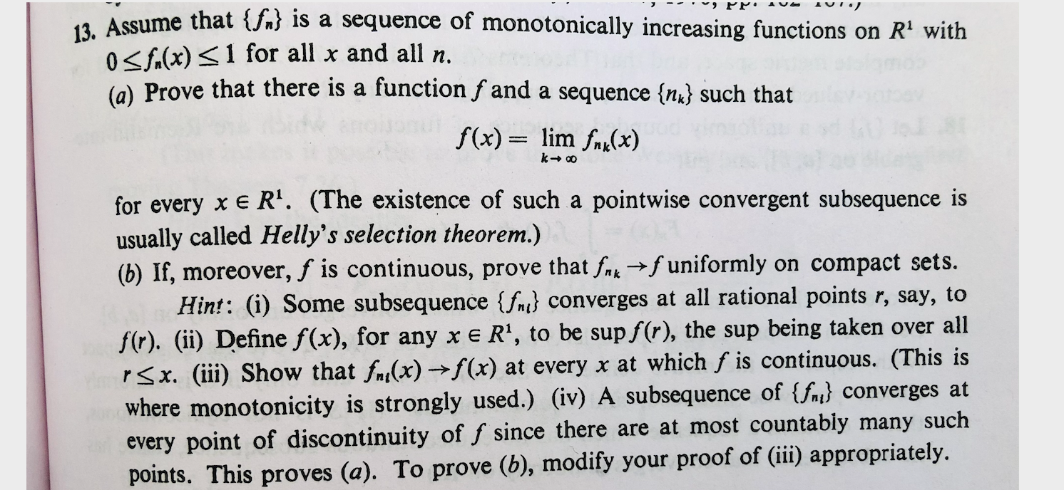 Solved Prove there exists a function f and a sequence {nk} | Chegg.com