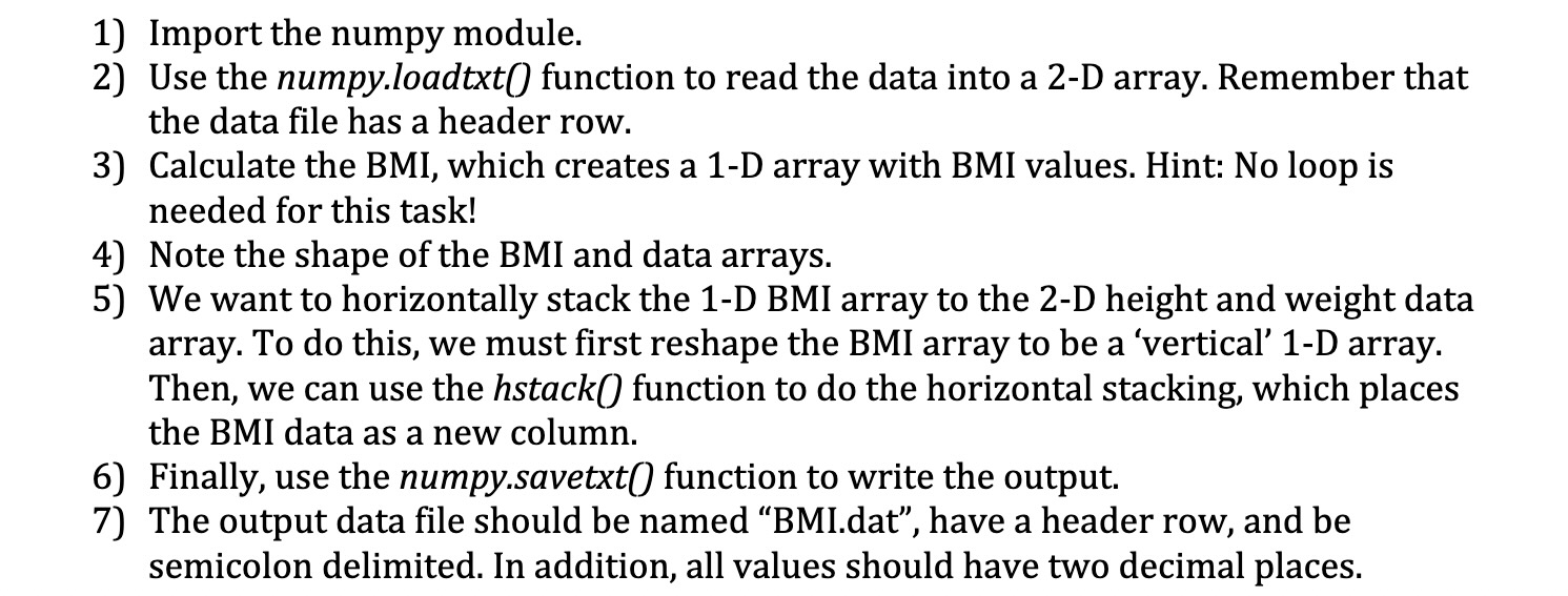 Solved I need to open a file we have height_weight.dat, | Chegg.com