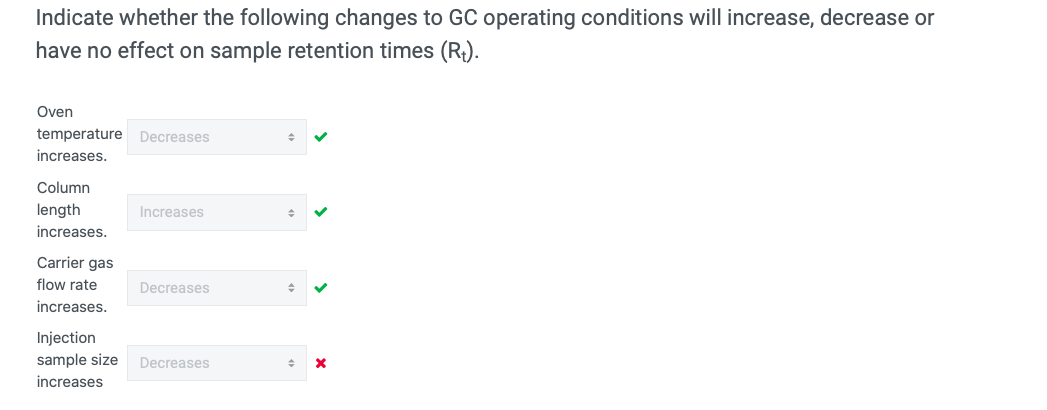 Solved Indicate whether the following changes to GC | Chegg.com
