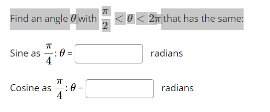 Solved 117 Without using a calculator, compute the sine and | Chegg.com