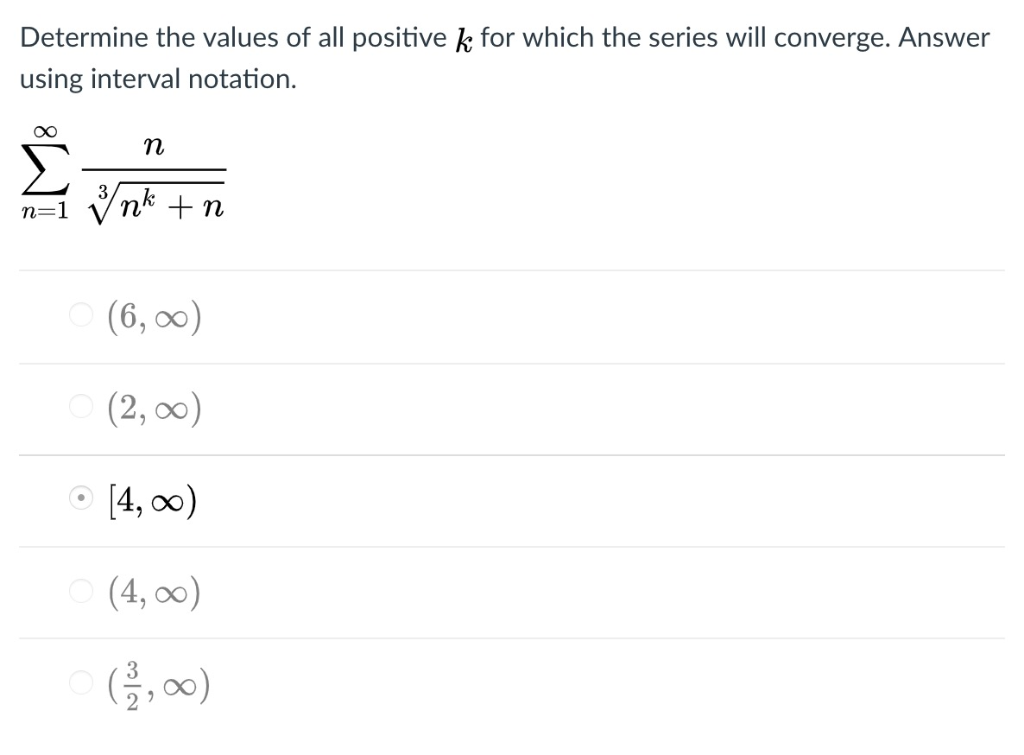 Solved Determine the values of all positive k for which the | Chegg.com