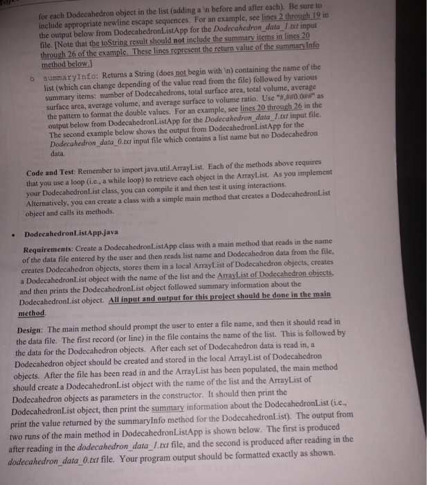 Solved Specifications Overview: You will write a program | Chegg.com