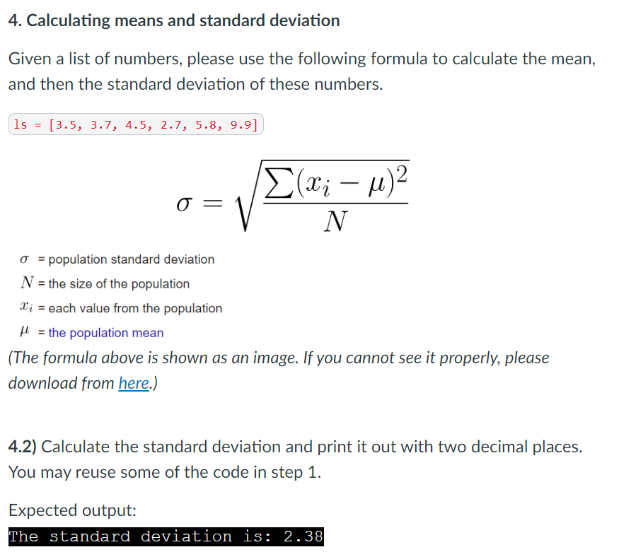 Solved How to do this in Python with the use of basic code | Chegg.com