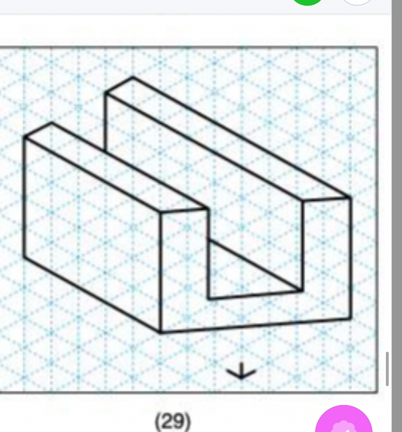 Solved front, top, side views | Chegg.com