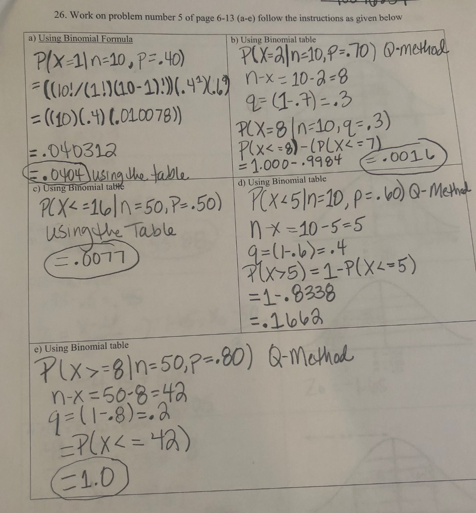 Solved Can someone check my work? I want to make sure I am | Chegg.com