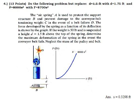 Solved dynamics, solve and show all steps. will report | Chegg.com