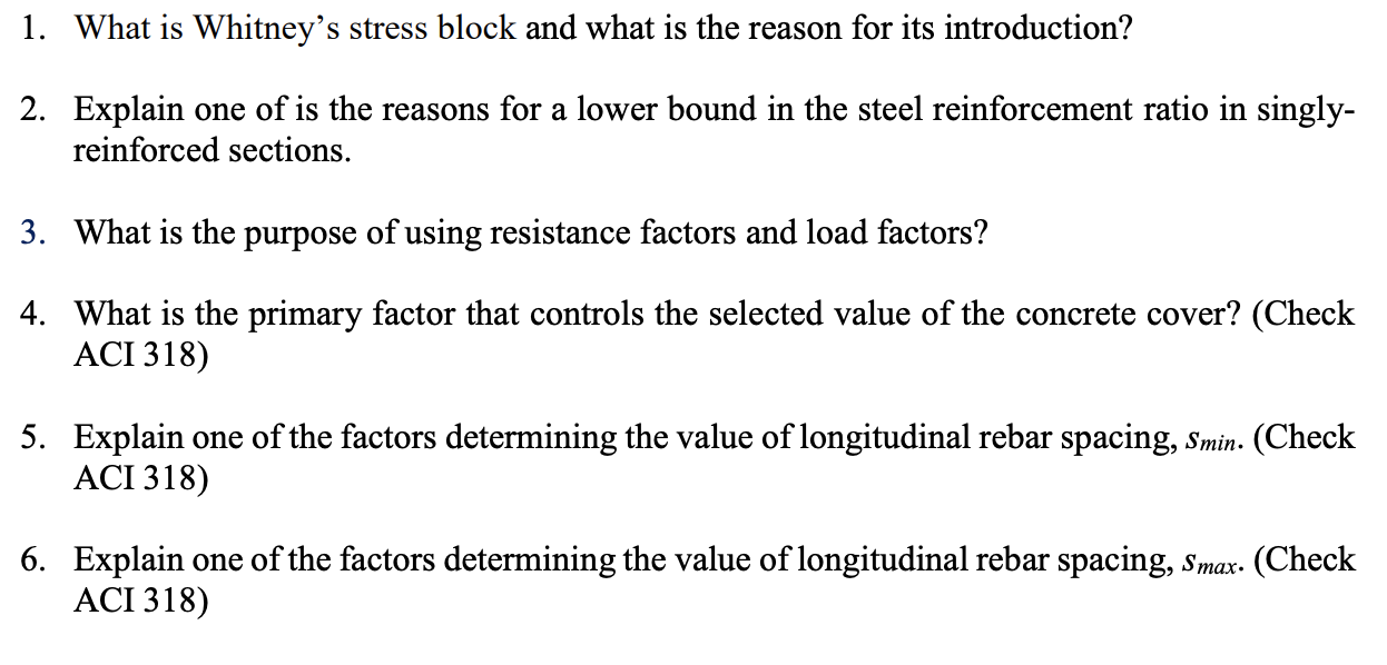 Solved 1. What is Whitney's stress block and what is the | Chegg.com